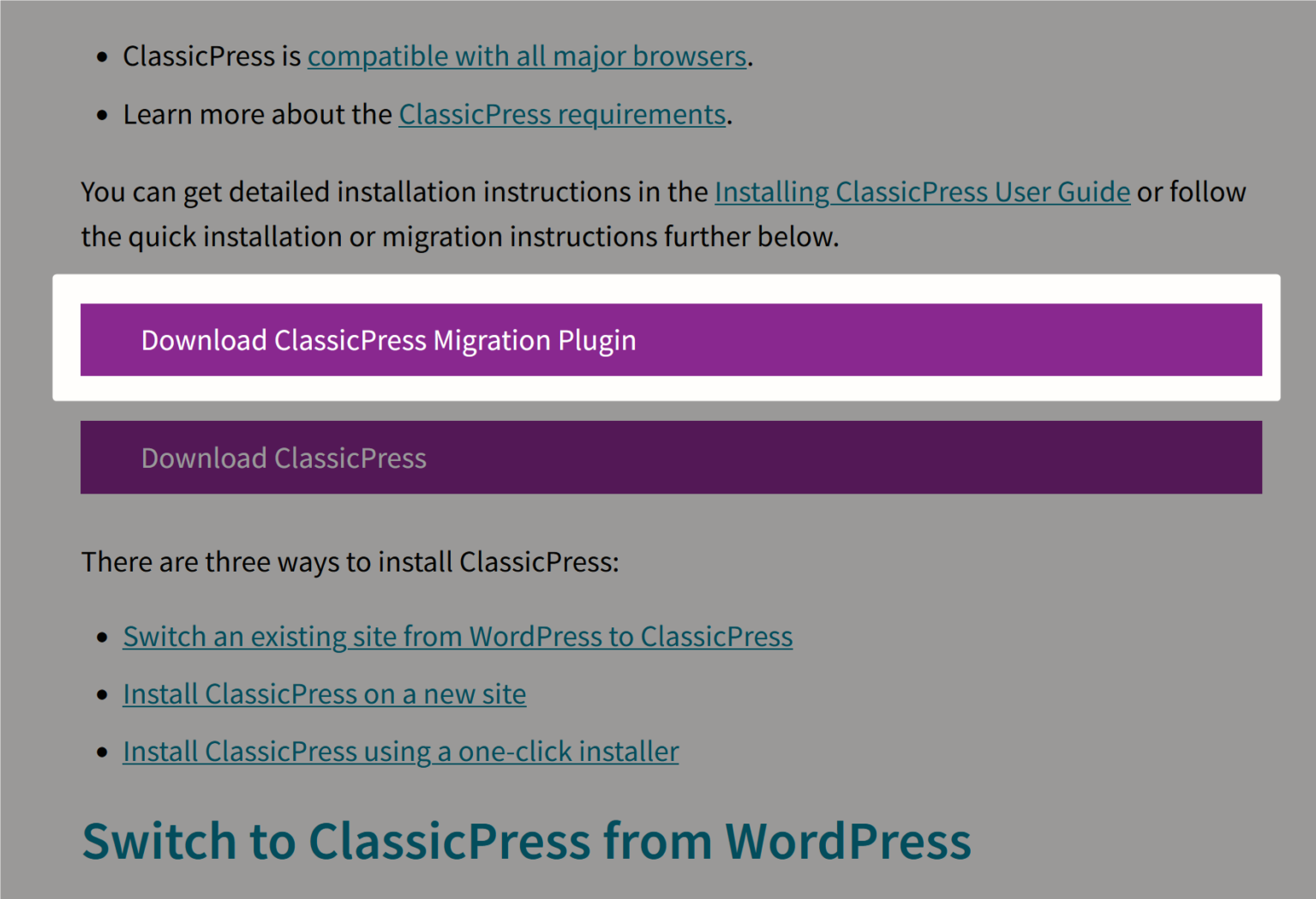 WordPressからClassicPressに移行する方法 | Cocoon